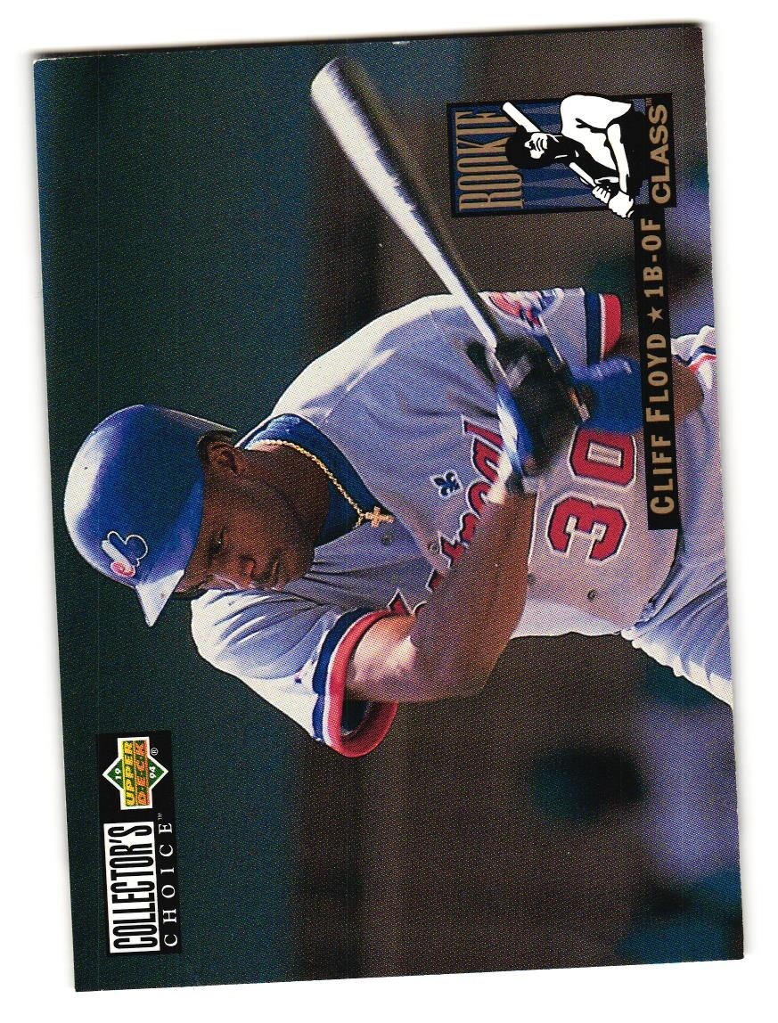 1994 Upper Deck Collectors Choice Baseball # 7 Cliff Floyd Rookie Class ...