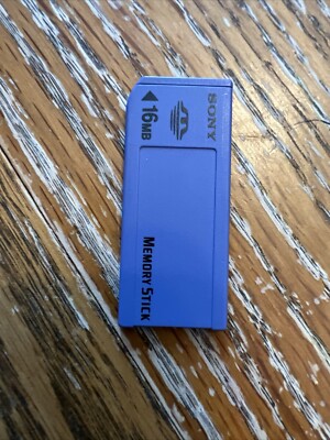 Genuine Sony 16MB Memory Stick MS Memory Card for Sony Cameras MSA-16A ...