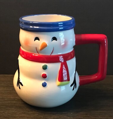Snowman Mug Target New Christmas Holiday Festive Cute Ceramic Rare ...