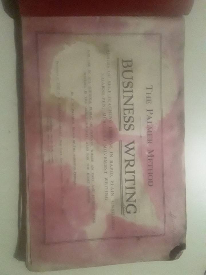 RARE ANTIQUE The Palmer Method of Business Writing, A.N. Palmer, 1915 ...