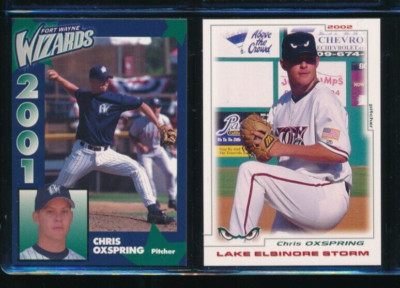 Lot (2) Chris Oxspring 2002 Grandstand #19 2001 Fort Wayne Wizards ...