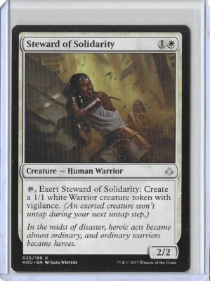 MTG Steward of Solidarity Hour of Devastation (HOU) Uncommon #025/199 ...