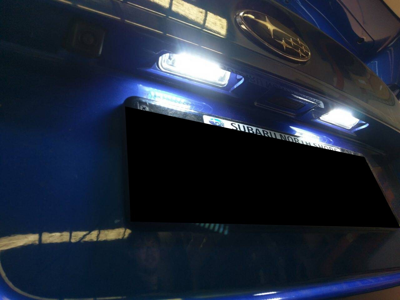 Xenon White 24 SMD LED License Plate Light for 14-21 SUBARU WRX STI ...