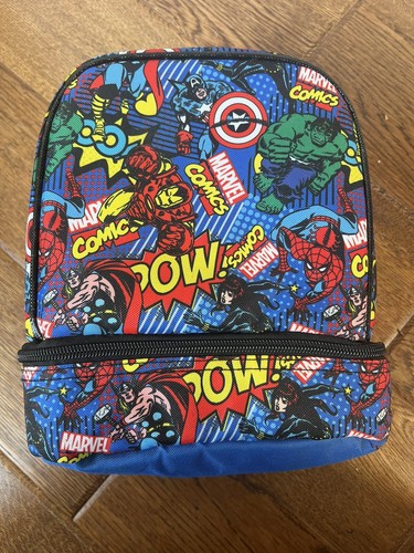 Kids Avengers Marvel Comics Spider-Man Hulk Ironman Lunch EUC | eBay