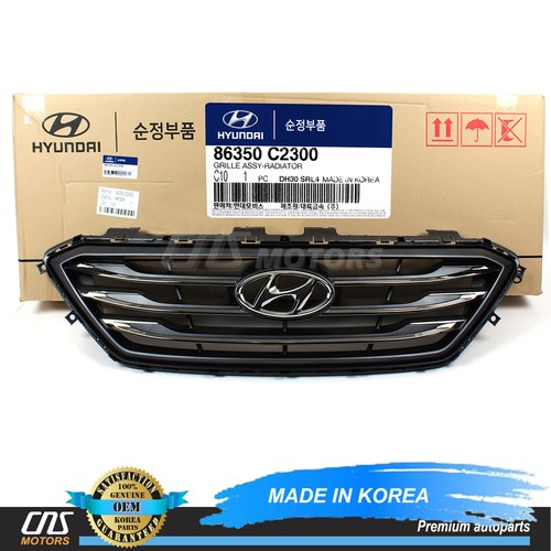 Exterior GENUINE Front Radiator Grille for 2015-2017 Hyundai Sonata ...