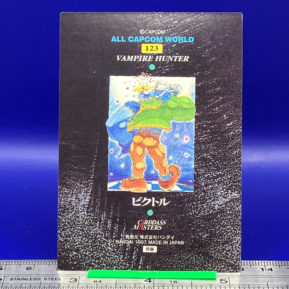 Victor Vampire Hunter Carddass Masters TCG CAPCOM Game Card Japanese ...