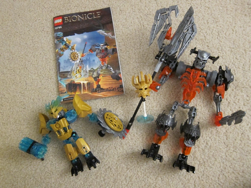 Lego BIONICLE 70795 Mask Maker vs. Skull Grinder Retired Set Very Good ...