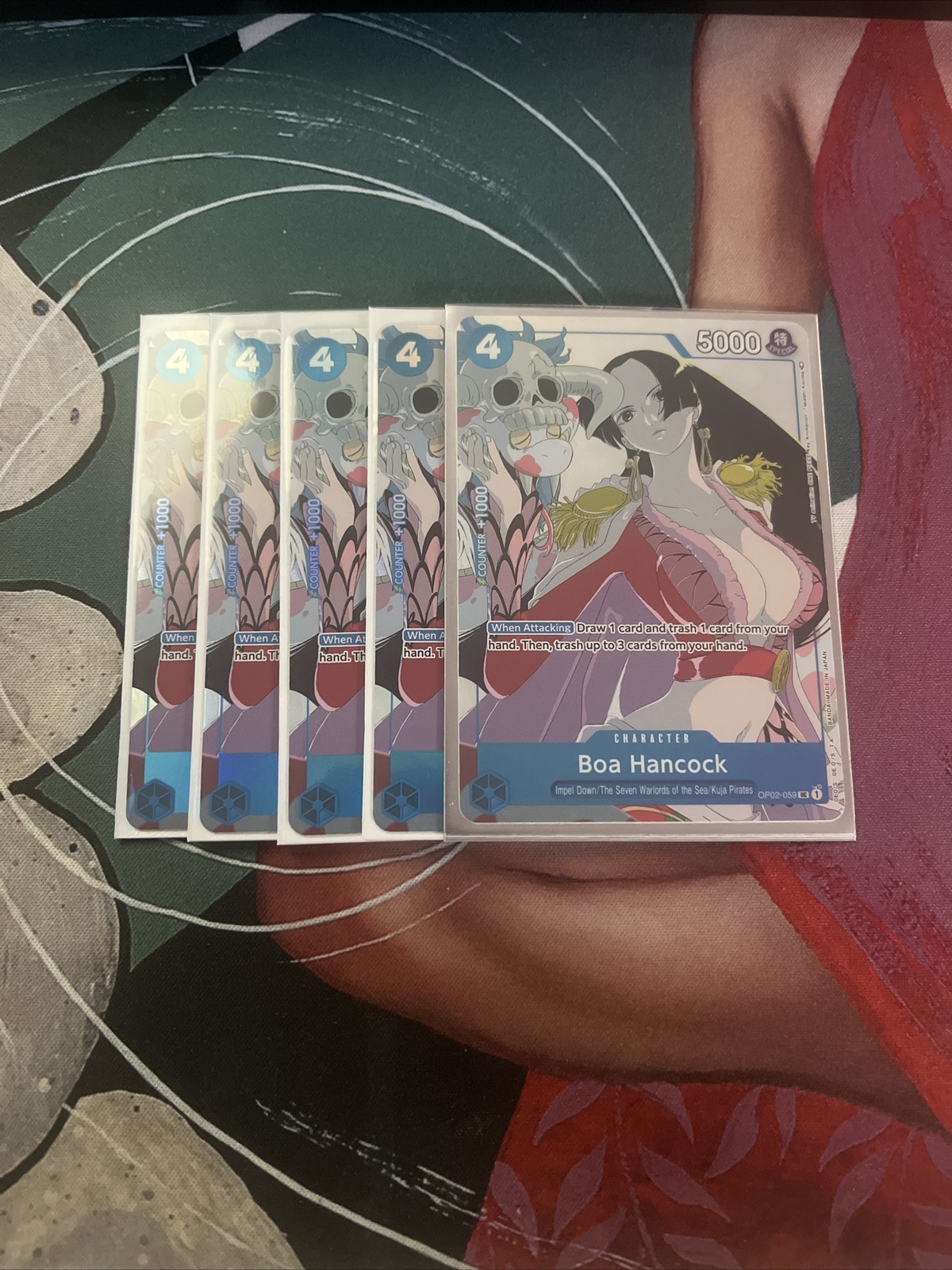 Boa Hancock Gift Collection 2023 OP02-059 Alt Art Holo Foil Rare One Piece Card | eBay