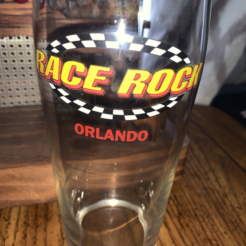 Vintage Race Rock Orlando Pilsner Souvenir Glass | eBay