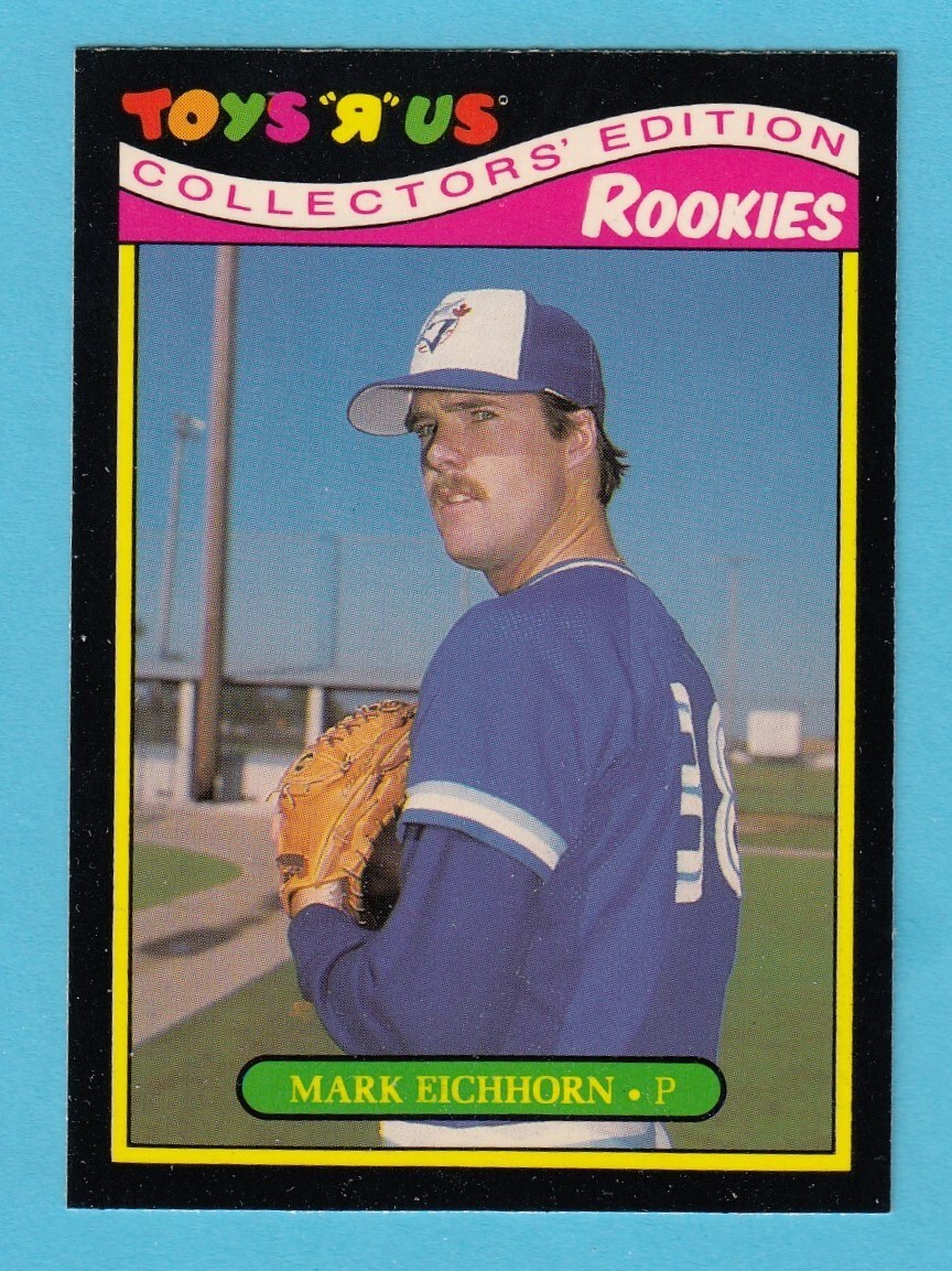 1987 Toys "R" US Topps Baseball Rookies - Mark Eichhorn - Blue Jays Box ...