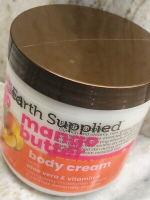 ShipN24Hours.New-Earth Supplied Mango Butter Body Cream. Aloe Vera/Vit ...