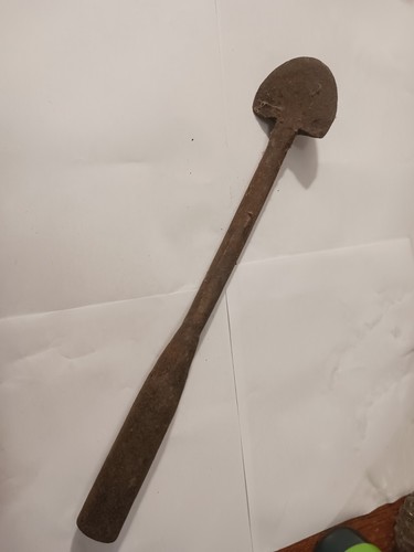 Antique Primitive Iron Bark Spud Head Ax | eBay