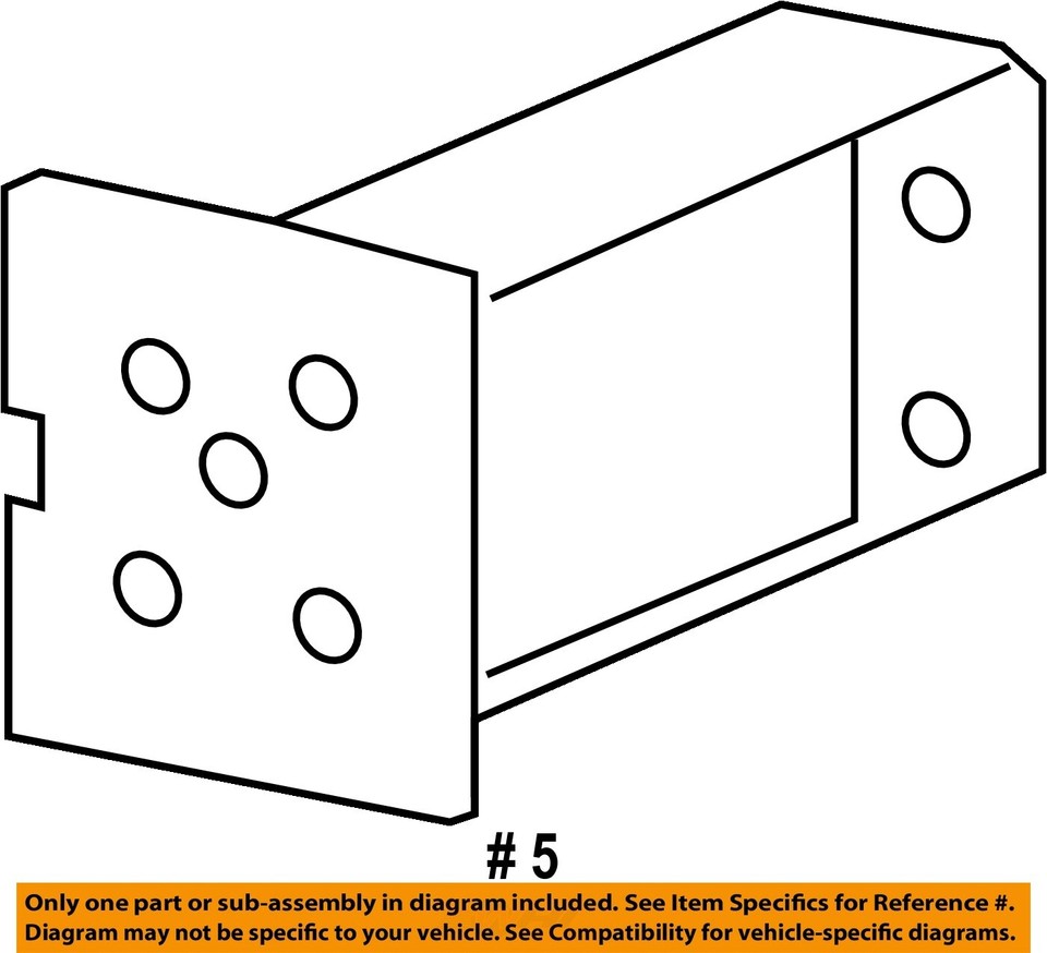 GM OEM 17-23 Bolt EUV Fender Structural Components Rails-Absorber ...
