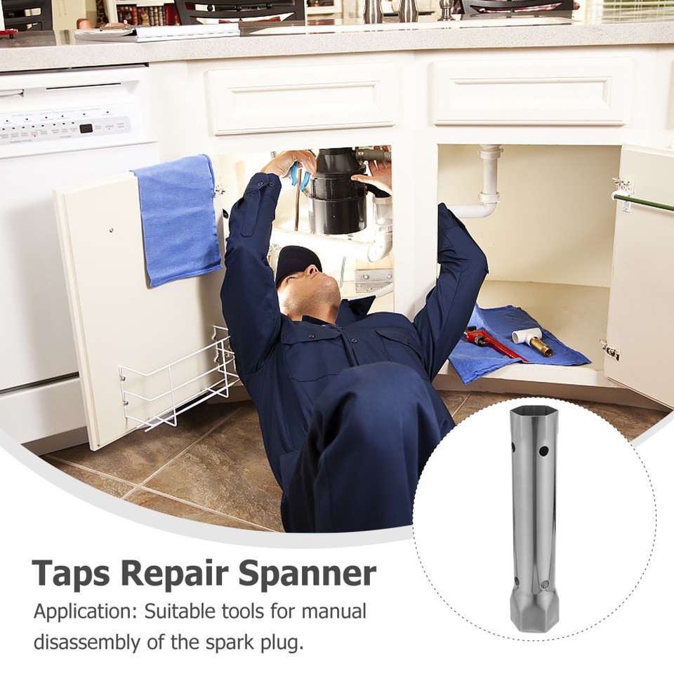 Plumbers Sockets Bathroom Wrench Plumbing Repair Tools Double Ended ...