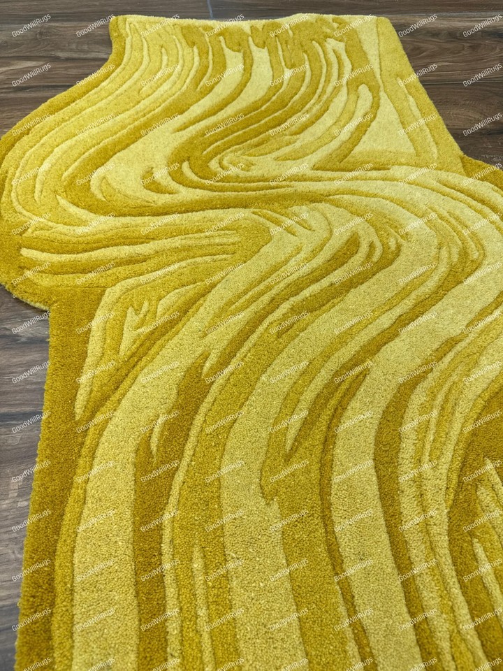 Runner Hand Tufted Rug Designer Irregular Shape Rug Home Decor Living ...