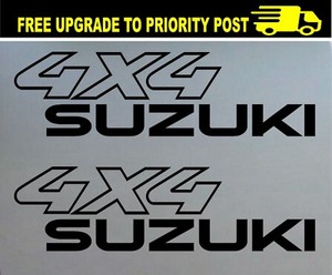 SUZUKI 4wd 4X4 DECALS pair stickers suit sierra jimny vitara | eBay