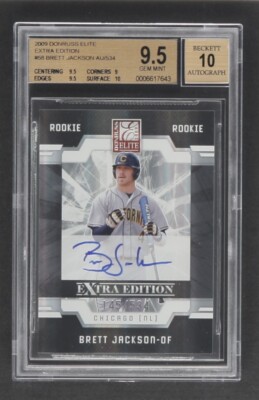 Brett Jackson 2009 Donruss Elite Extra Edition #58 Autograph #145/534 ...