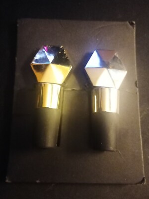 Crate & Barrel Chrome Zinc And Rubber Dazzle Bottle Stoppers Wine ...