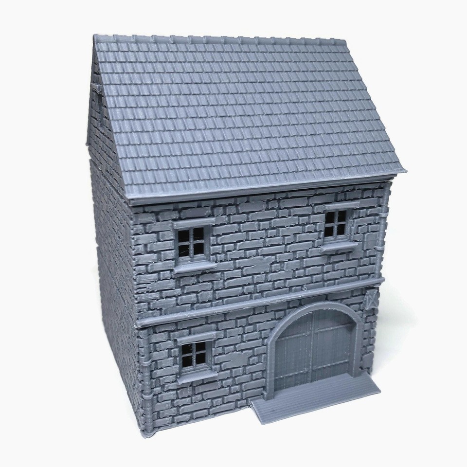 Normandy French Brick Shed | 28mm, 20mm, 15mm | tabletop wargaming ...