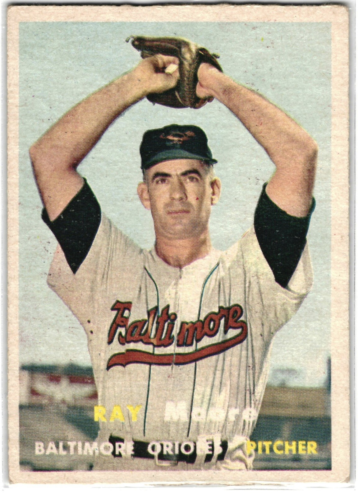 1957 Topps Baseball Ray Moore Baltimore Orioles #106 | eBay