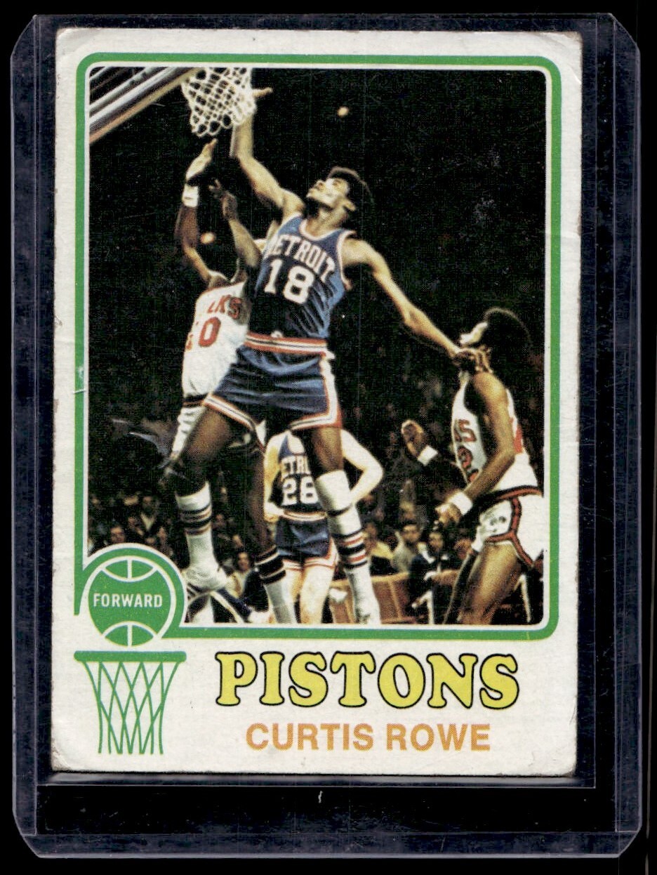 1973-74 Topps Curtis Rowe Detroit Pistons #127 | eBay
