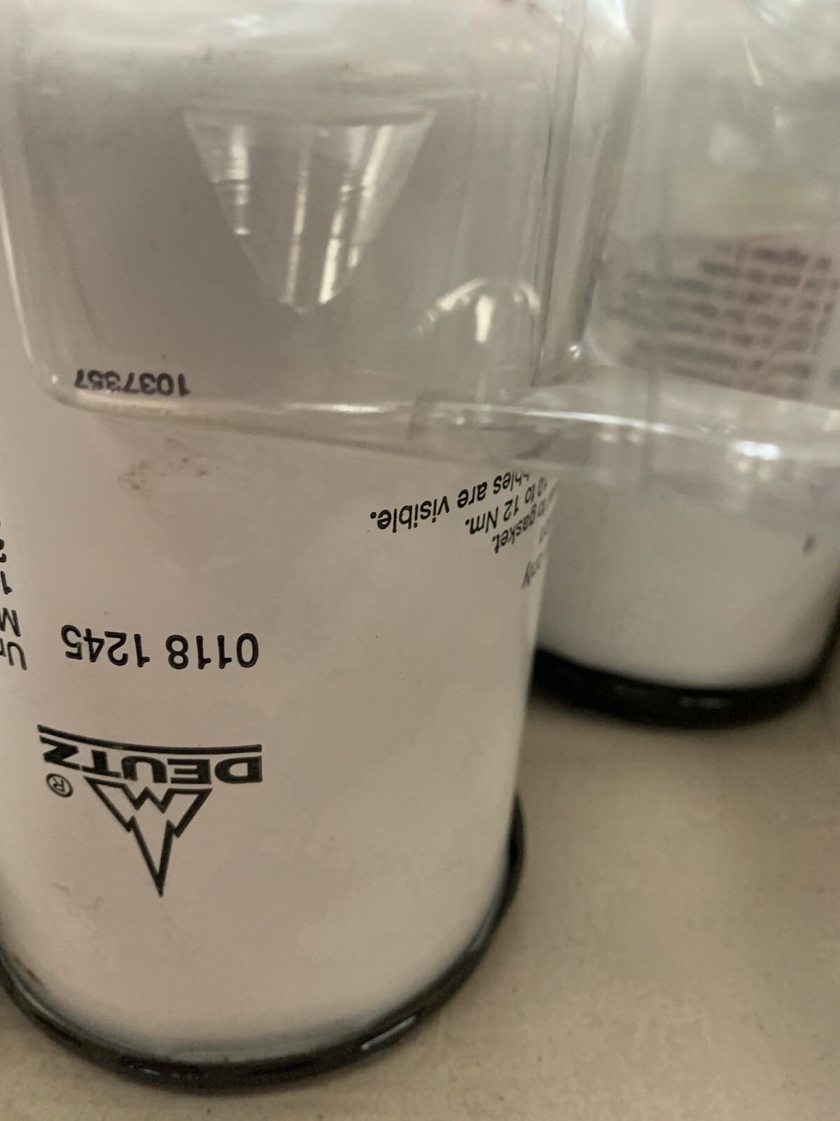 DEUTZ Fuel Diesel Filters & Housing Assembly Only VAT 01181245 Bf4m ...