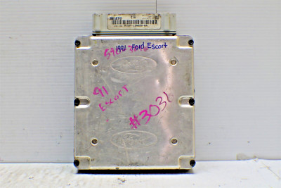 F1CF12A650KA Ford Escort 1991 1.9L MT Engine Control Unit ECU Module ...