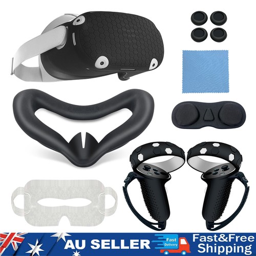 VR Controller Silicone Shell Case Face Covers For Oculus Quest 2 ...