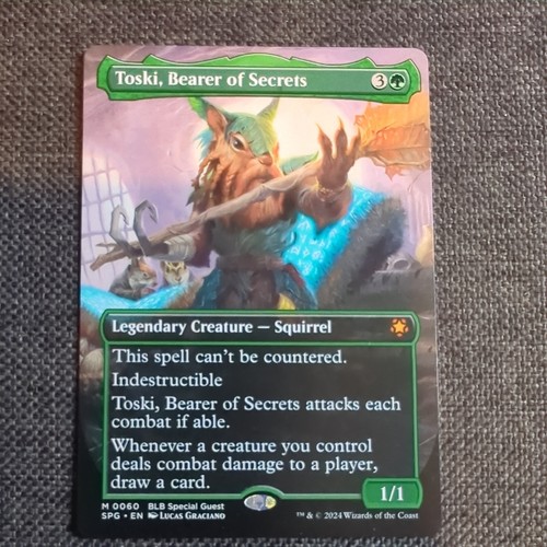MTG ~ Toski, Bearer of Secrets (Borderless) ~ Special Guest ~ Mythic ...