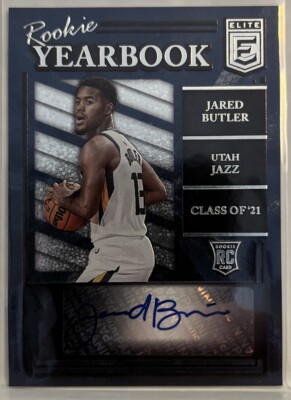 Jared Butler 2021-2022 Donruss Elite Rookie Yearbook Autograph #RY-JBU ...