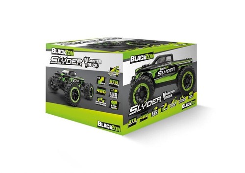 Blackzon - Slyder Mt 1/16 4Wd Electric Monster Truck - Green (540100 ...