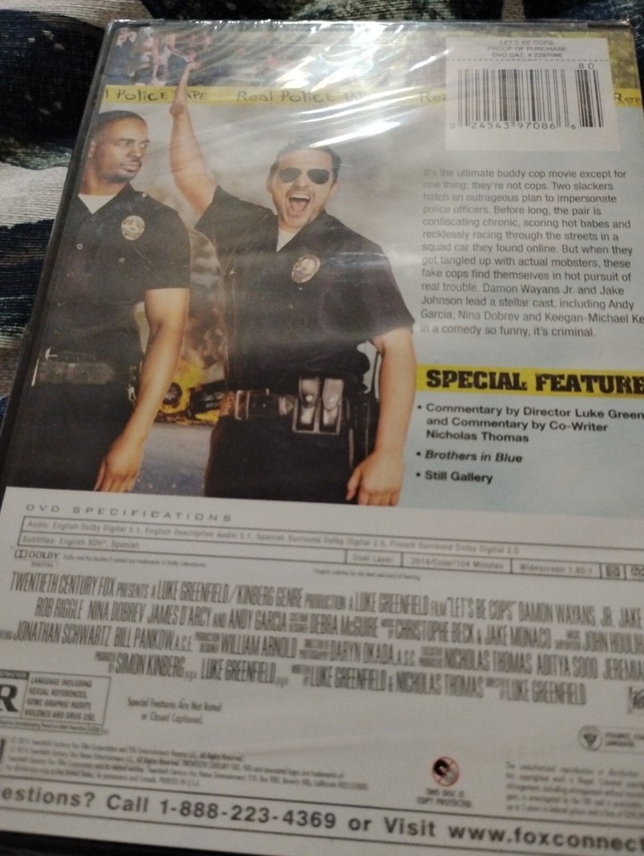Let's Be Cops (DVD, 2014)see description for combined shipping info ...