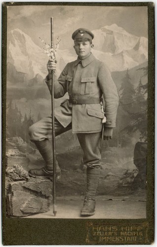 Foto, 1. WK, Alpenkorps, Schneeschuh Bataillon, Immenstadt ...