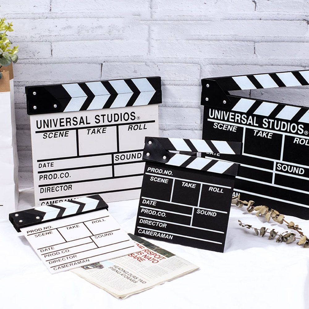 Director Film Clapboard Action Scene Clapper Board Wooden Movie Film ...