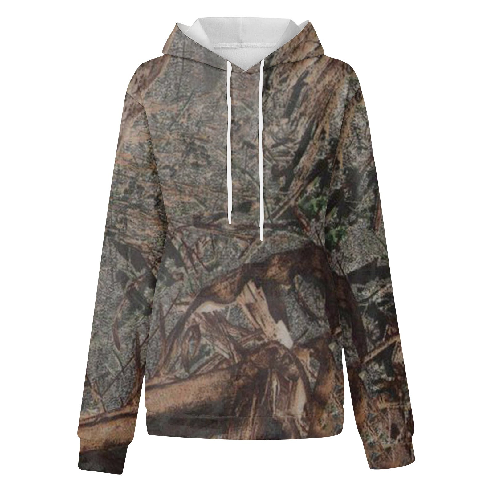 Womens Camouflage Hoodies Fleece Sweatshirts Long Sleeve Sweaters with ...