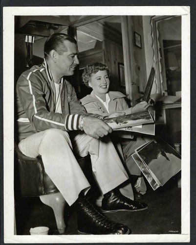 HOLLYWOOD CLARK GABLE + BARBARA STANWYCK VINTAGE 1956 ORIGINAL PHOTO | eBay