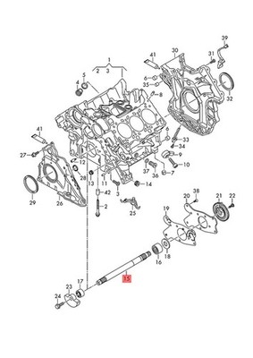 Genuine AUDI VW A4 Avant S4 quattro A5 S5 Cabriolet Balancer Shaft ...