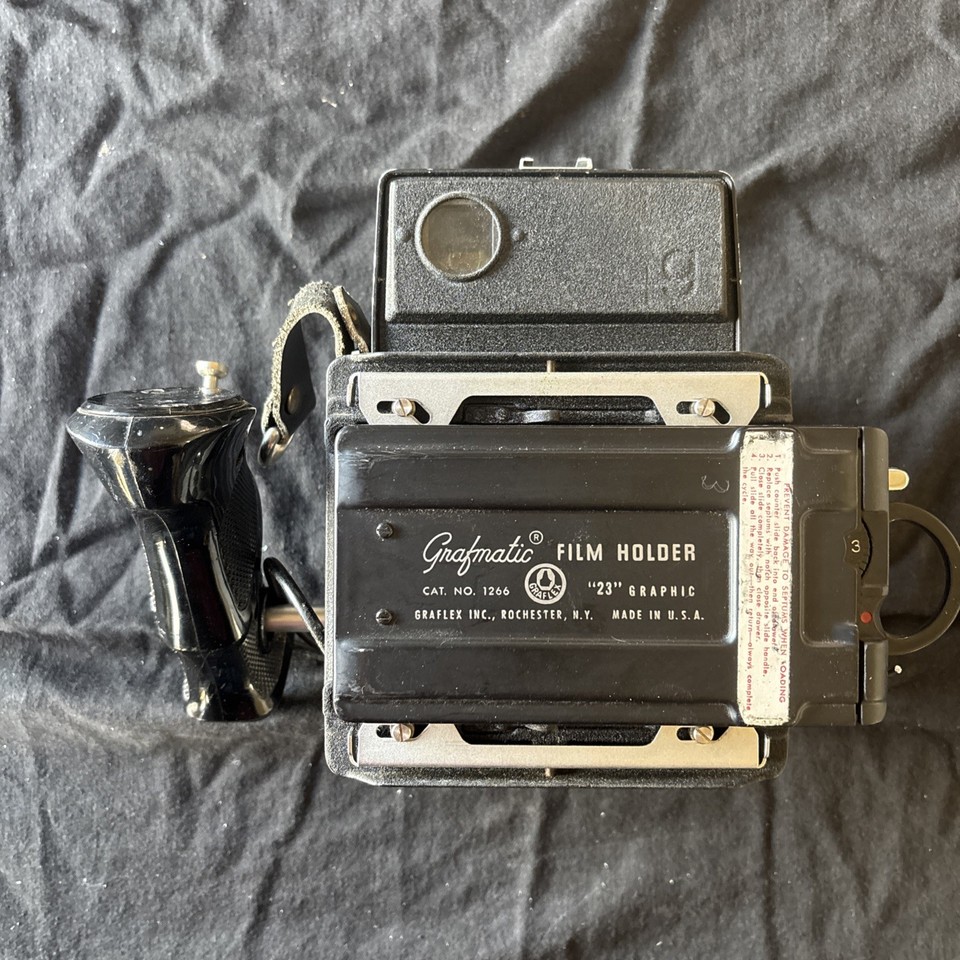 Graflex XL Film Camera w/Carl Zeiss (Graflex mount) Planar 1:2.8, F ...