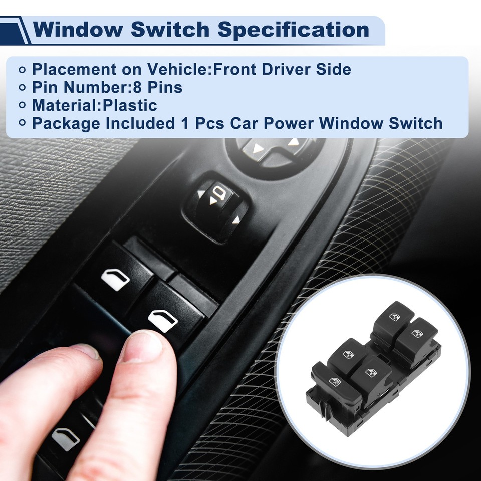 Power Window Switch for VW Arteon 2017-2024 No.5G0959857D Black | eBay