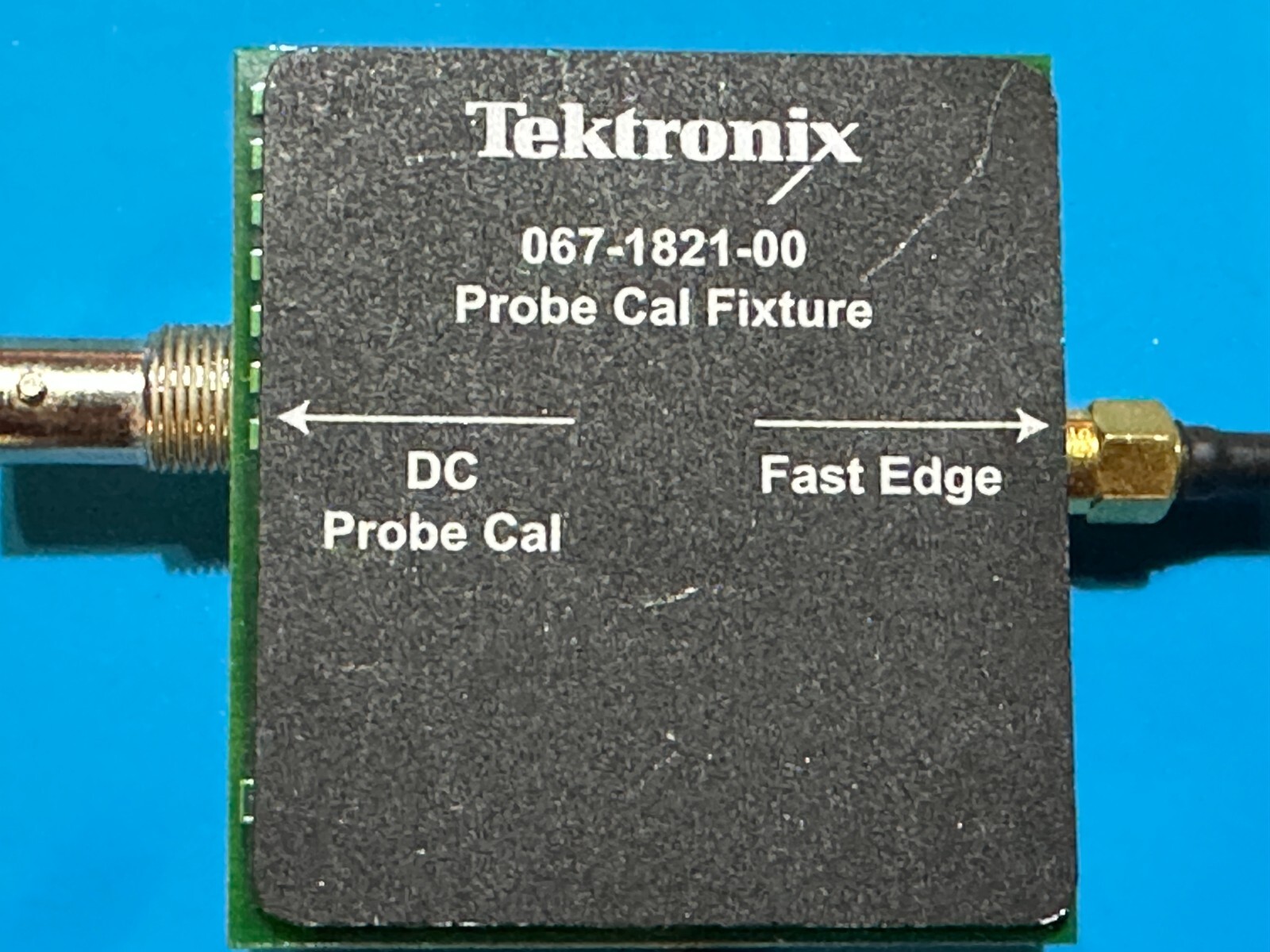 Tektronix 067-1821-00 Probe Cal Fixture with 012-0208-00 Cable -P7520A ...
