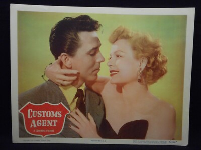 CUSTOMS AGENT 1950 Lobby Card William Eythe Marjorie Reynolds Crime | eBay