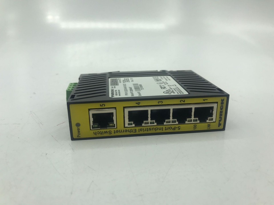 TURCK SE20-84X-RJ522 INDUST 5 PORT ETHERNET SWITCH 10-30 VDC 20204447 ...