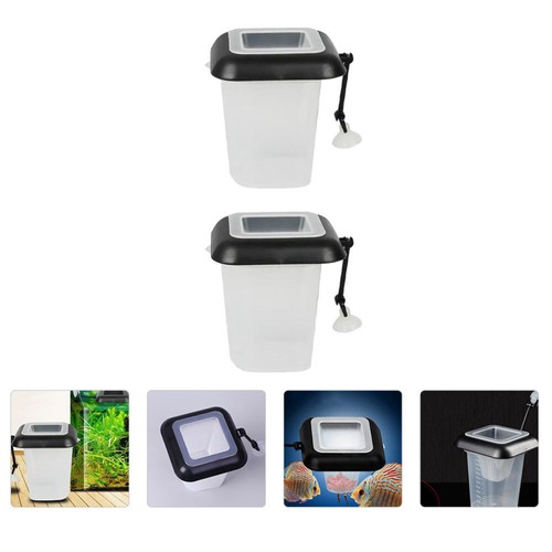 2 Pcs Shrimp Tank Bloodworm Feeder Aquarium Food Fish Feeding Dish | eBay