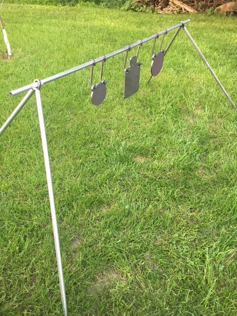 AR500 Steel Target Stand 3/4 EMT Conduit SCH40 or 1" Pipe Set of 2! USA ...