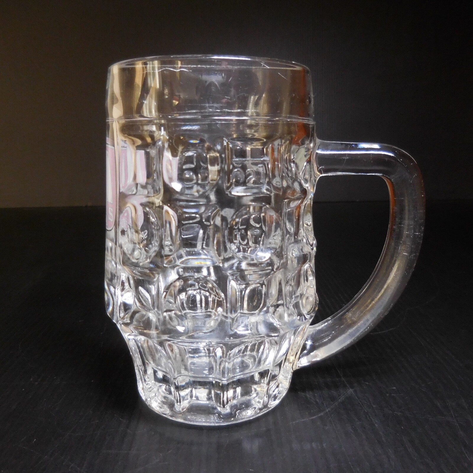 Chope bière verre GS SPATEN MÜNCHEN vintage art déco table bar Fine ...