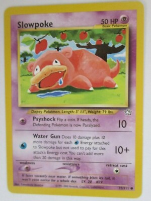 008PK073 - Slowpoke - 73/111 - Neo Genesis - Common ] | eBay