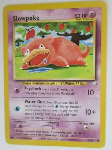 008PK073 - Slowpoke - 73/111 - Neo Genesis - Common ] | eBay