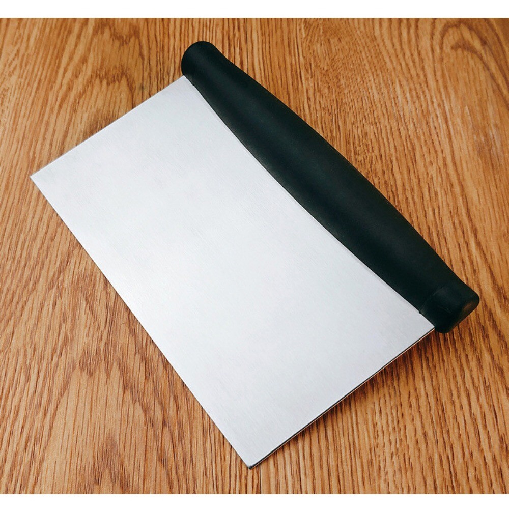 Scale Bench Scraper Black Handle Pizza Cutter Pastry Scraper Kitchen ...