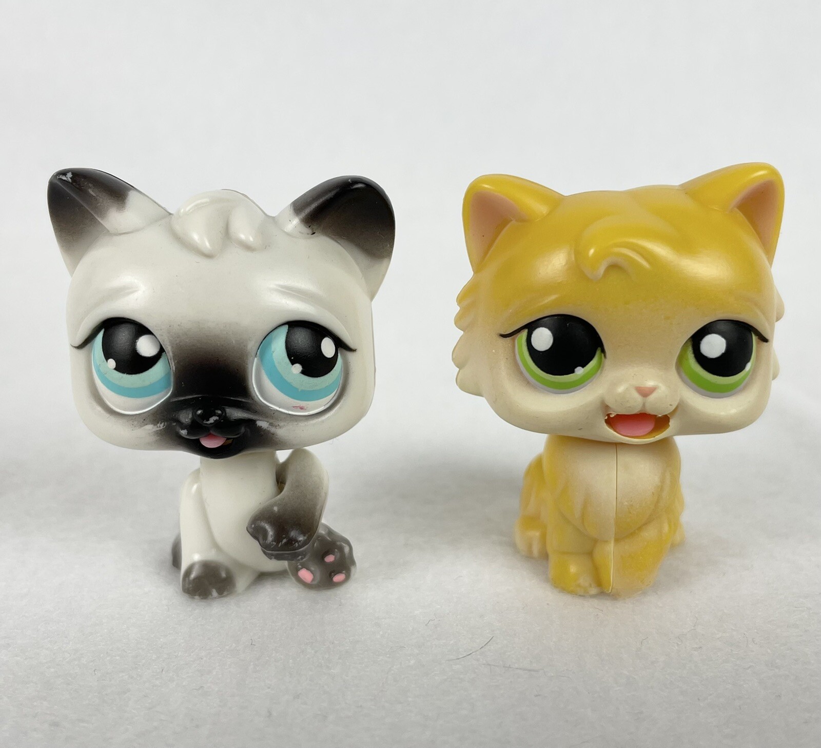 RARE Lot 2 LPS Littlest Pet Shop 1st Gen edition Cats SHC moving tongue ...