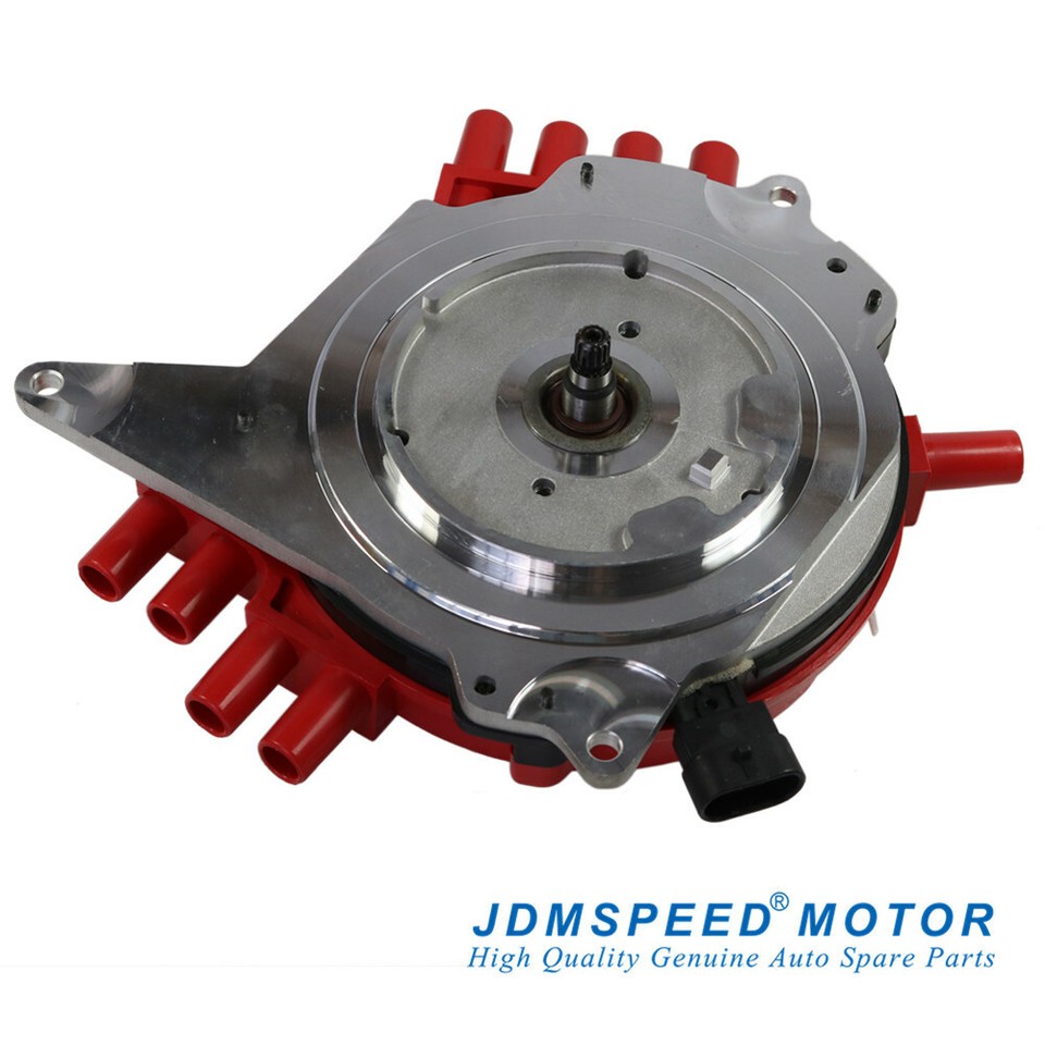 JDMSPEED Red Ignition Distributor With Wire Harness for Chevy Pontiac ...